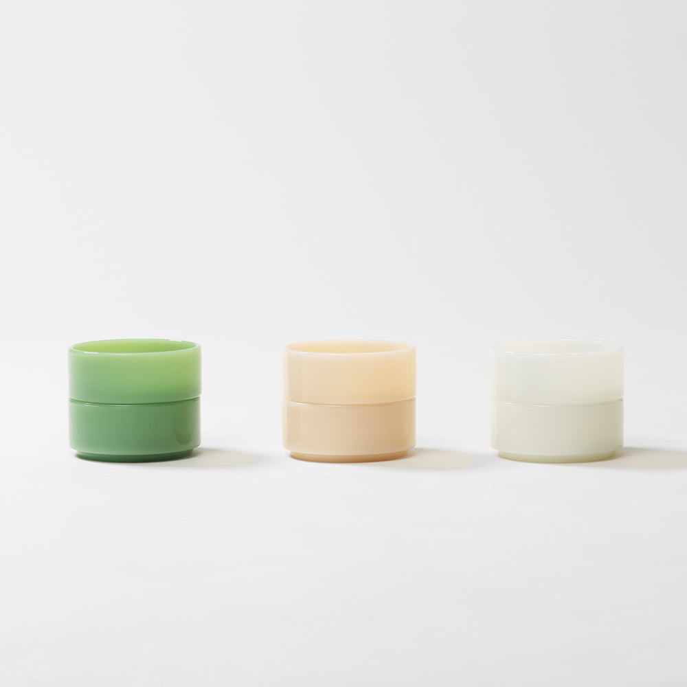 ＜ミルクガラスまとめ買い割＞【OUTLET】中鉢/ボウル Milk Glass bowl / 2pcs – ideaco STORE